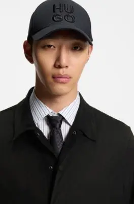 Hugo Oversized-fit Shirt In Faux Leather