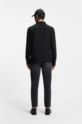 Hugo Oversized-fit Shirt In Faux Leather