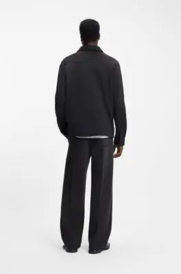 Hugo Oversized-fit Shirt In A Cotton Blend - Grey