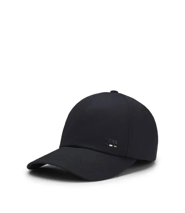 BOSS Cotton-twill Cap With Uv Protection - Black