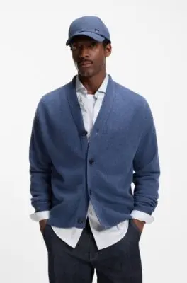 BOSS Cotton-twill Cap With Uv Protection - Light Blue