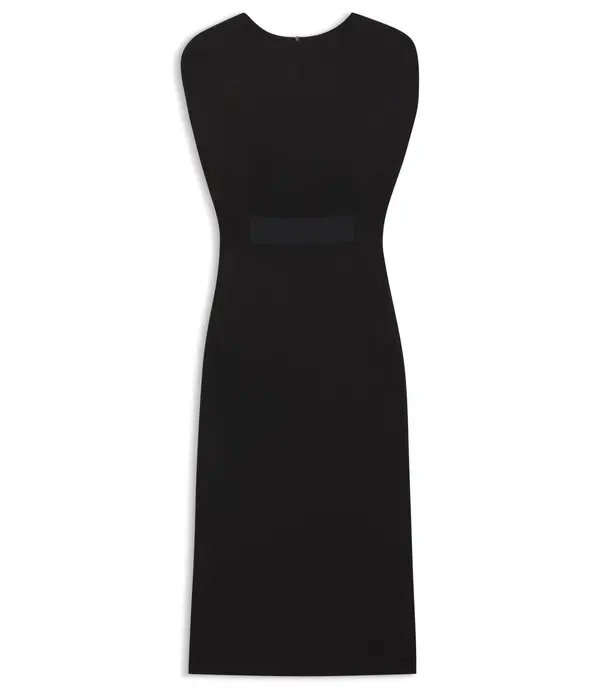 BOSS Stretch Jersey Dress With Waistband Detail