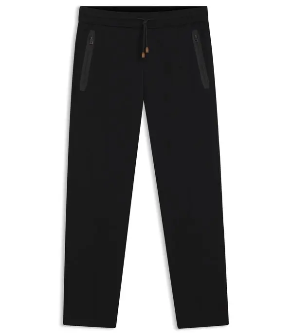 BOSS Cotton-blend Tracksuit Bottoms In A Regular Fit