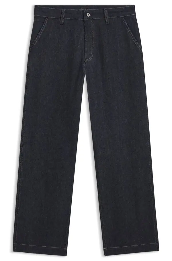 BOSS Regular-fit Jeans In Stretch Denim