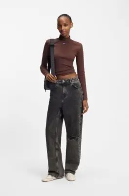 Hugo Relaxed-fit Rigid Denim Jeans