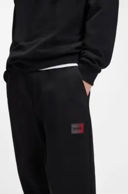 Hugo Tracksuit Bottoms With Gradient Logo Patch