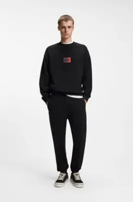 Hugo Tracksuit Bottoms With Gradient Logo Patch