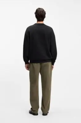 Hugo Gradient-logo Cotton Terry Sweatshirt