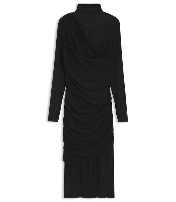 BOSS Slim-fit Mesh-panel Dress