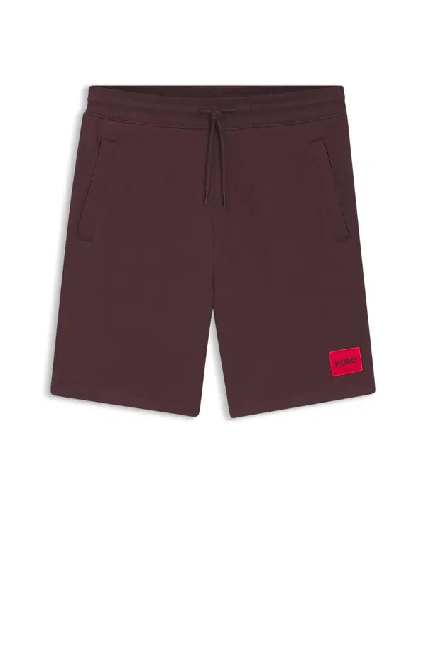 Hugo Cotton Terry Shorts - Light Brown