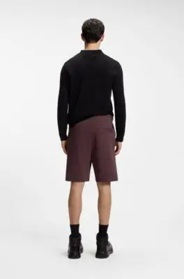 Hugo Cotton Terry Shorts - Light Brown