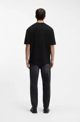 Hugo Waffle-structured T-shirt In Cotton
