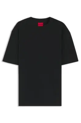 Hugo Waffle-structured T-shirt In Cotton