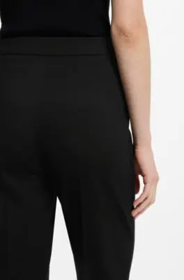 BOSS Regular-fit Tapered Leg Stretch Pants