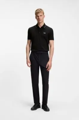 BOSS Slim-fit Cotton Pique Polo Shirt With Logo