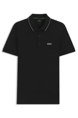 BOSS Slim-fit Cotton Pique Polo Shirt With Logo