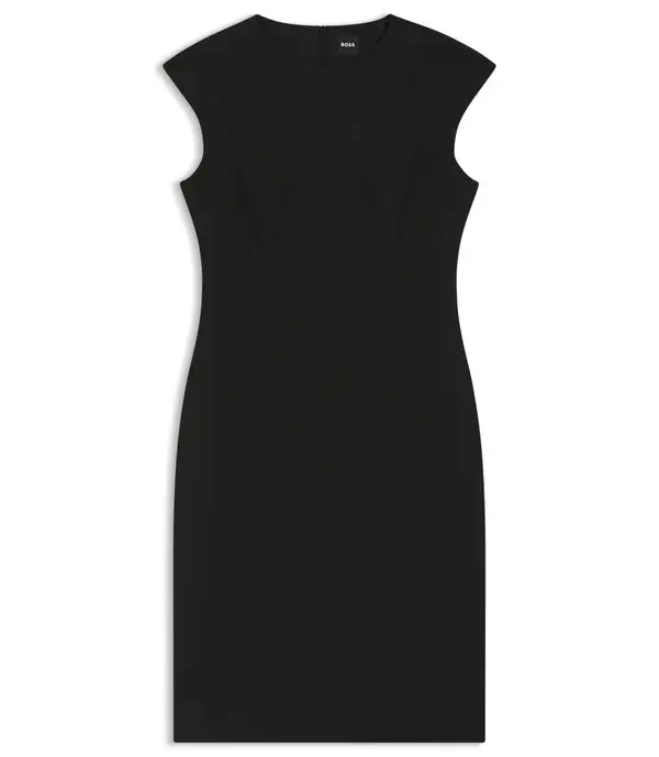 BOSS Virgin-wool Sheath Dress