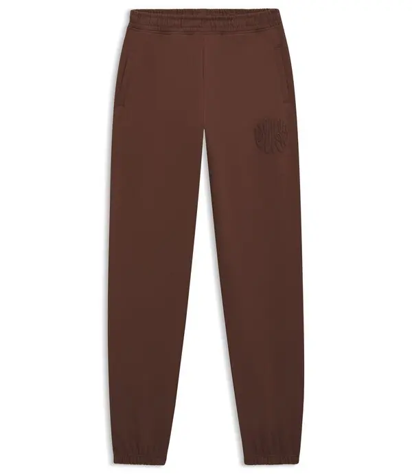 Hugo Logo Artwork Tracksuit Bottoms - Brown