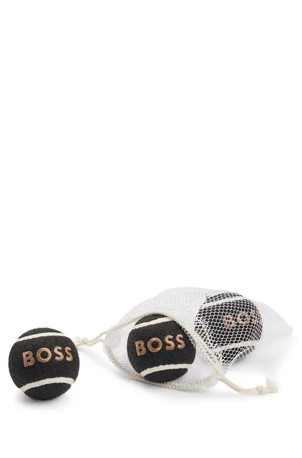 BOSS Set Of Three Dog Balls - Black