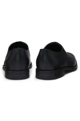BOSS Leather Derby Shoes - Black