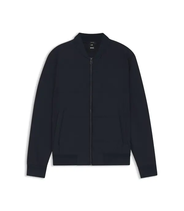 BOSS Zip-up Sweatshirt With Padded Front