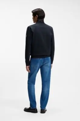BOSS Zip-up Sweatshirt With Padded Front