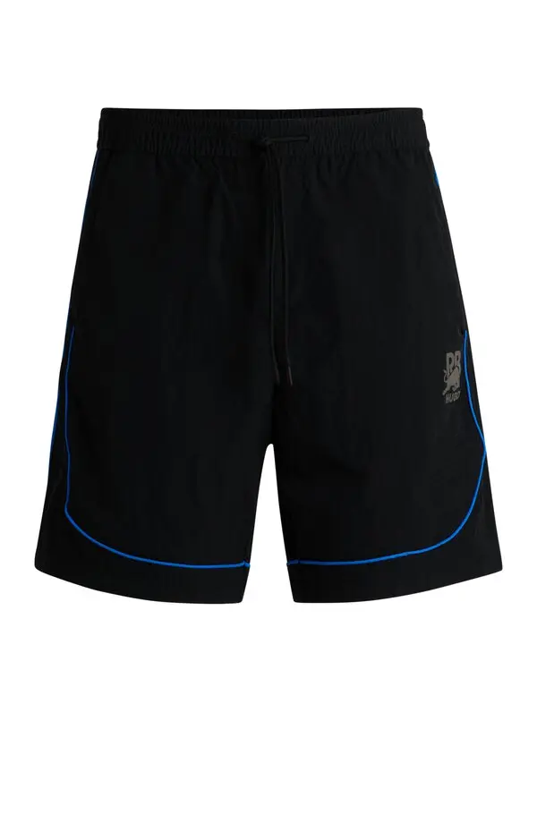 Hugo X Rb Drawstring Shorts - Black