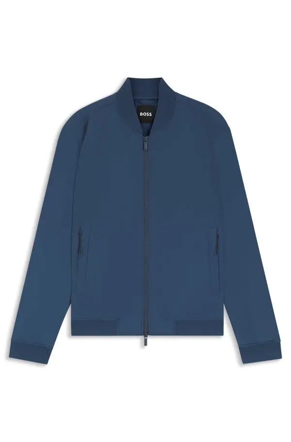 BOSS Slim-fit Blouson Jacket - Blue