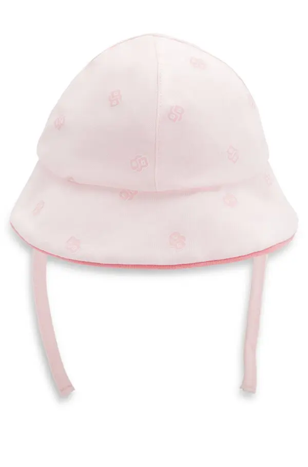 BOSS Baby Hat With Monogram - Light Pink
