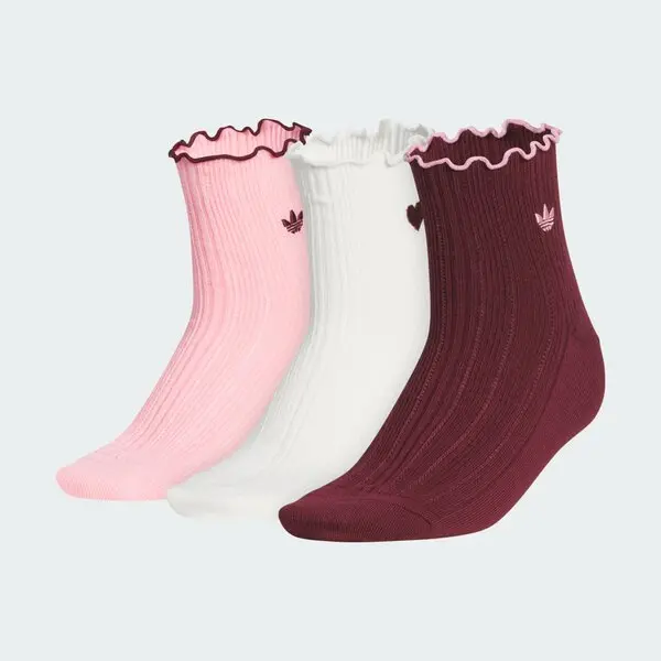 Adidas Valentine's Rfl 3-pack Quarter Socks