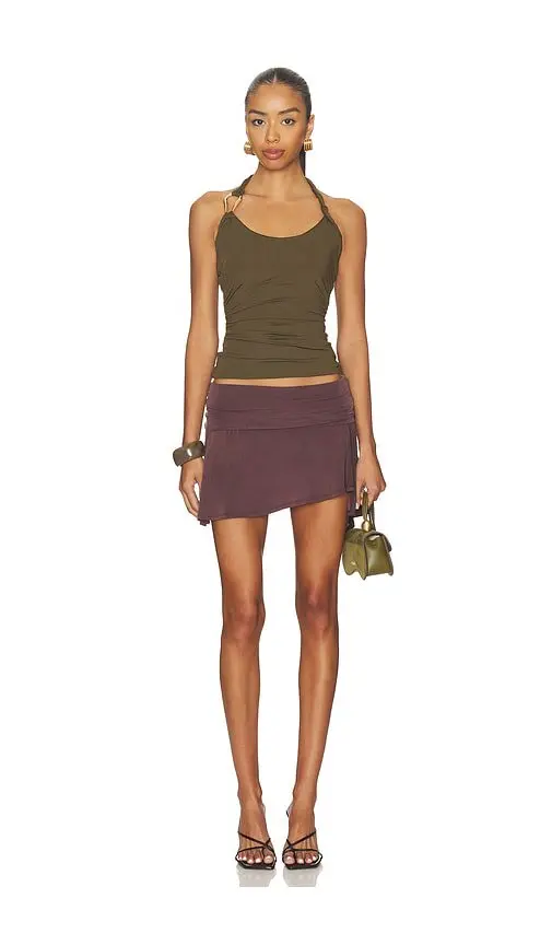 SNDYS. Ash 2.0 Tank Top - Dark Olive