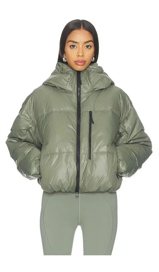 Adidas By Stella McCartney True Nature Short Padded Jacket - Stone Green