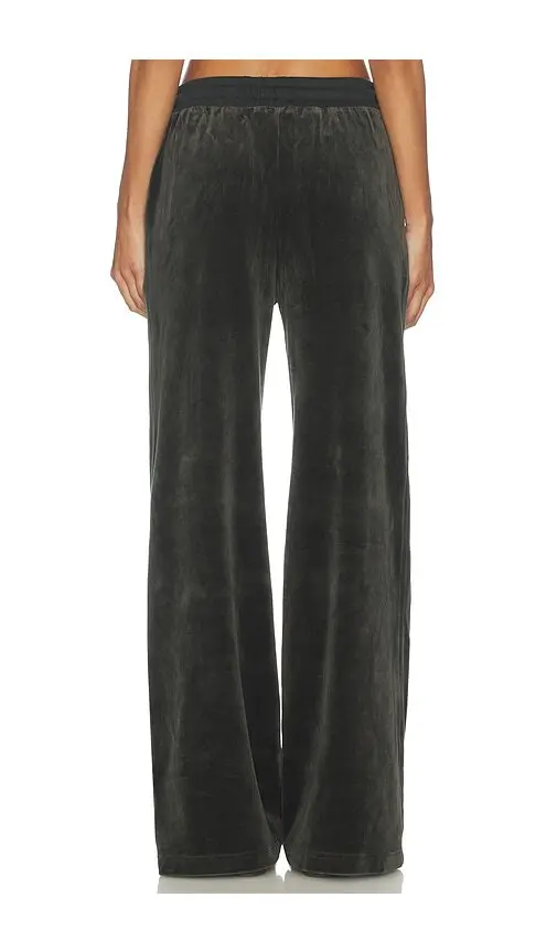 BOBI Ribbed Velour Wide-leg Pants