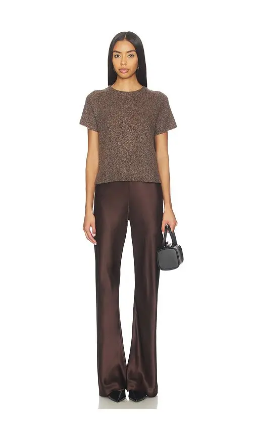 LISA YANG Siona T-shirt - Soft Bark