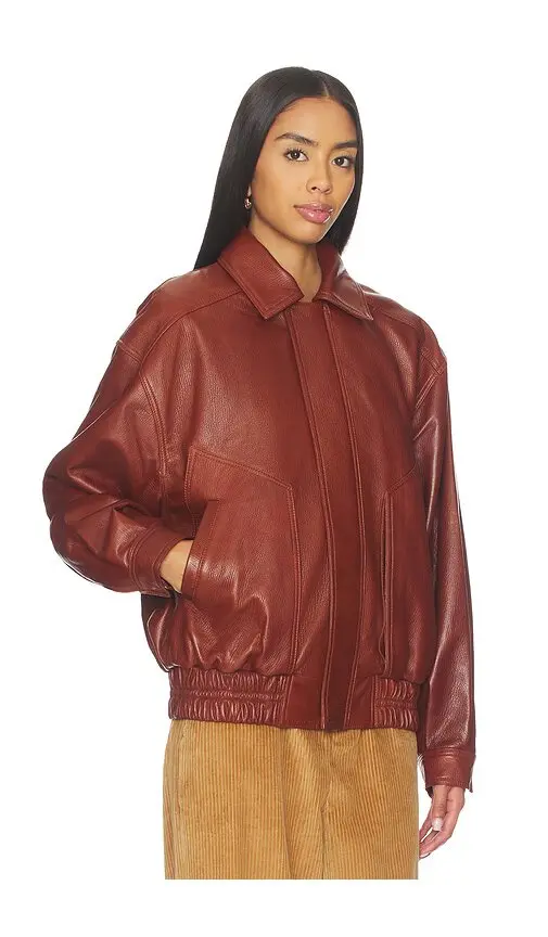 DUCIE Florence Leather Jacket