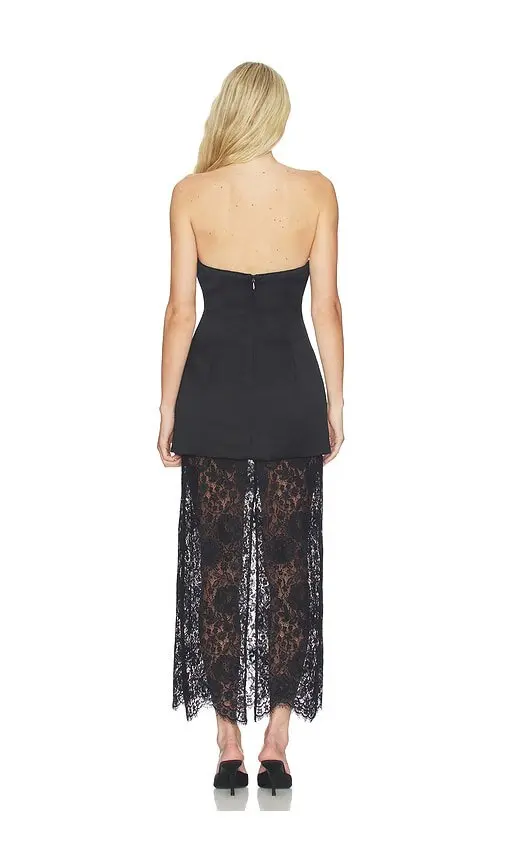 Serena Midi Dress - Black