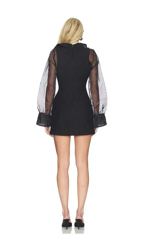 Buy LOVERS AND FRIENDS Ines Tweed Mini Dress - Black Tweed At 32% Off |  Editorialist