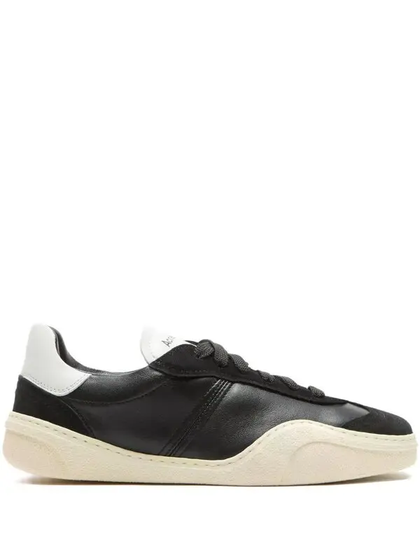 Acne Studios Lace-up Panelled Sneakers - Black
