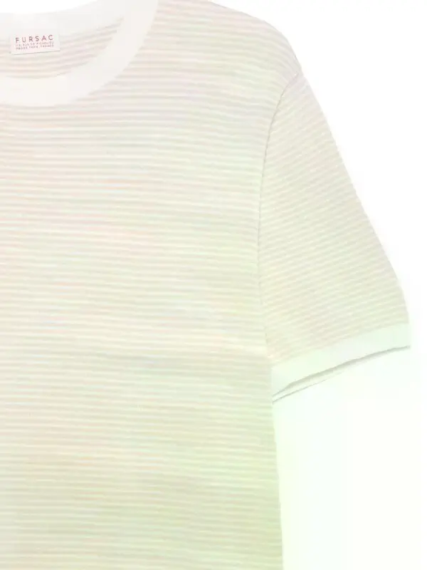 FURSAC Striped Cotton T-shirt