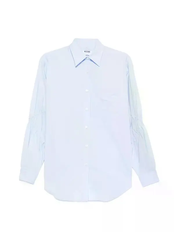 Moschino Gathered Sleeve Shirt