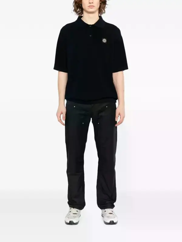 Stone Island Buttoned Polo Shirt