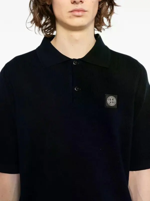 Stone Island Buttoned Polo Shirt