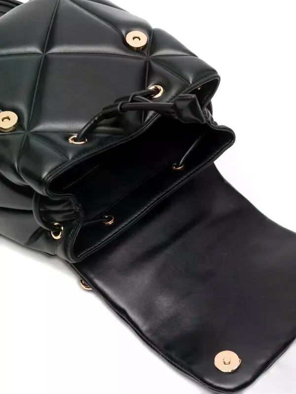 Moschino Quilted Logo Backpack