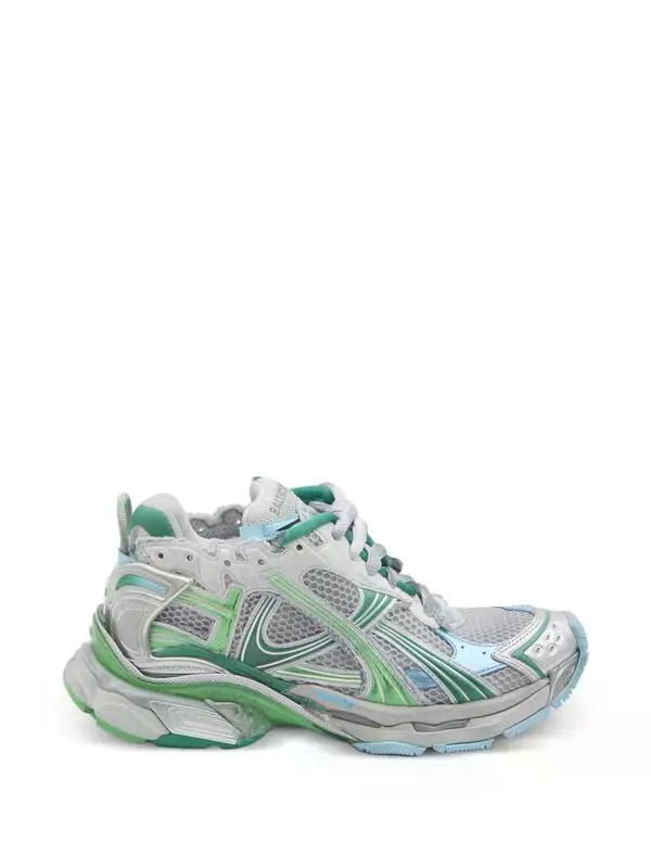 Balenciaga Runner Printed Logo Sneakers - Grey