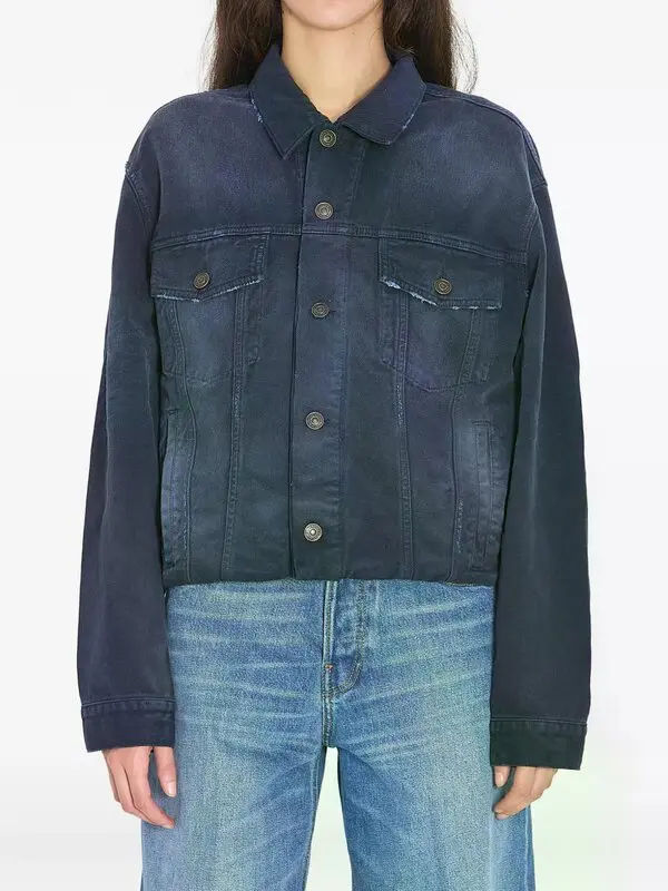 Balenciaga Pointed-collar Denim Jacket