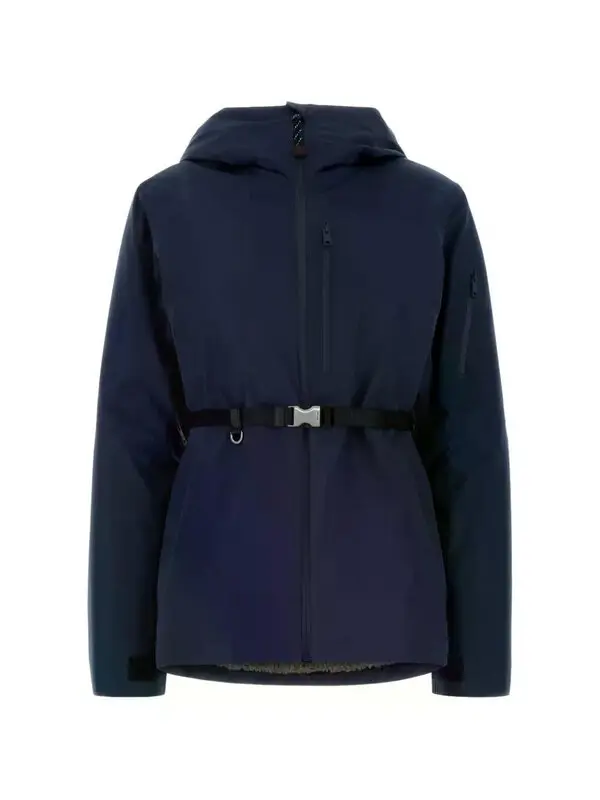 Prada Hooded Belted Jacket