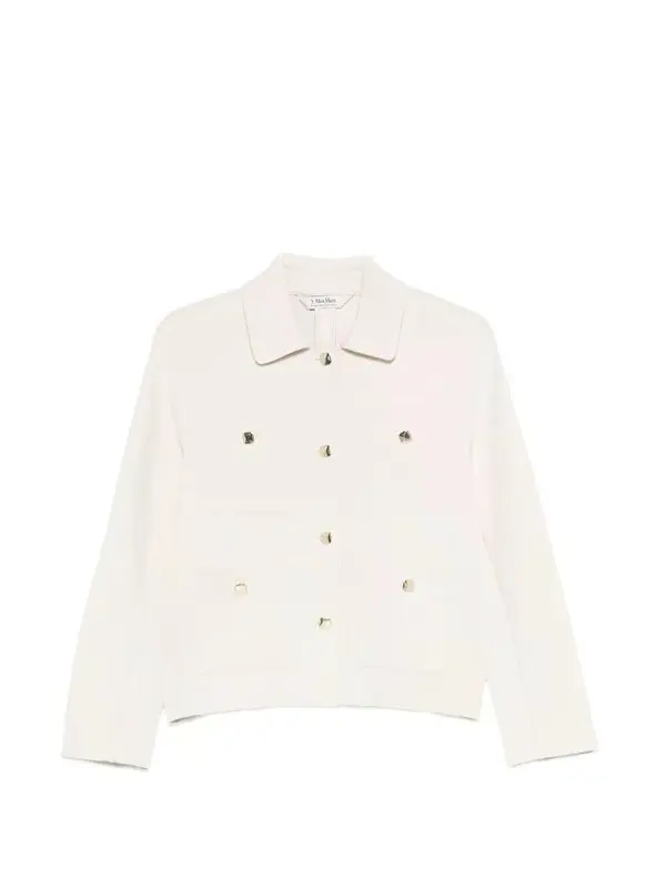 Max Mara Pocket Jersey Jacket - Neutrals
