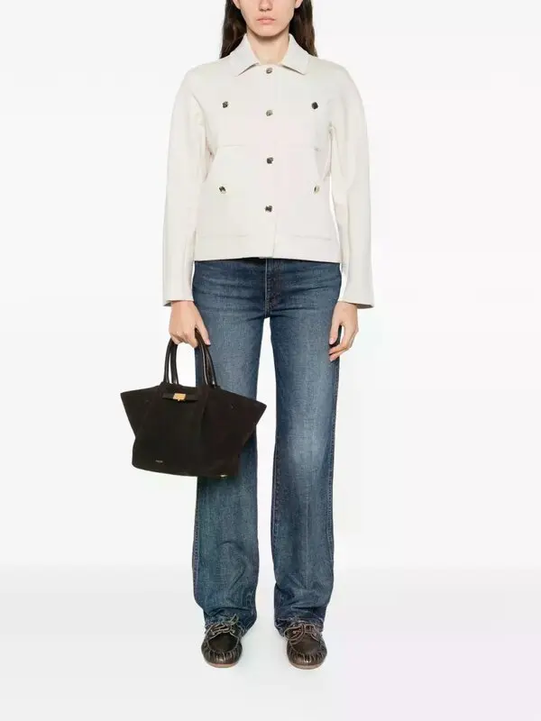 Max Mara Pocket Jersey Jacket - Neutrals