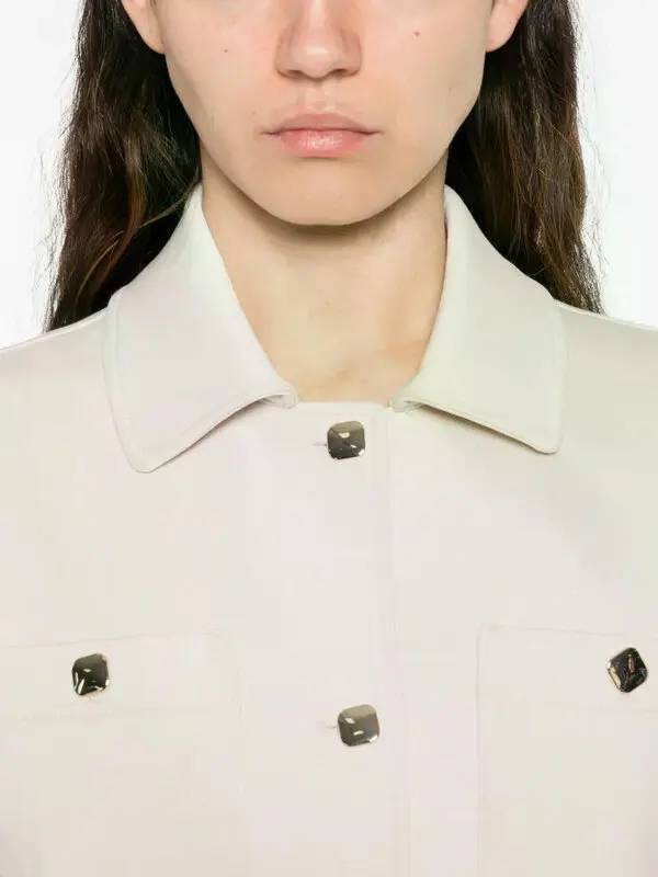 Max Mara Pocket Jersey Jacket - Neutrals