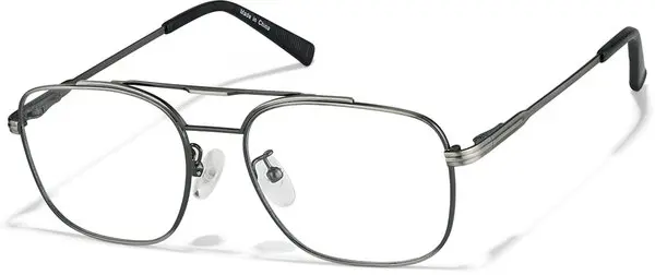 Zenni Retro Aviator Eyeglasses - Gray